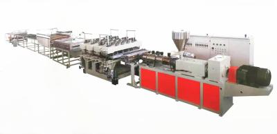 China Buy directly from factory PVC Skinning/Semi-Skinning Foaming Board Extrusion Line/ Co-Extrusion Foaming Board machine for sale