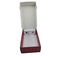 China Single Foldable Wine Packaging Box Rectangle Customize Printing for sale