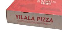 China Custom Red Corrugated Mailer Pizza Packaging Box Rigid Paper Material for sale
