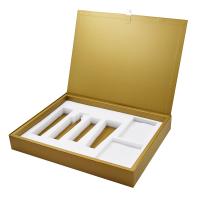 China Customized Paperboard Luxury Makeup Kit Gift Box Glossy Surface for sale