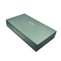China Green Customizable 6 Bottles Cardboard Wine Gift Box Matte Lamination for sale