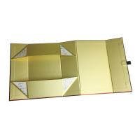 China Foldable Wine Champagne Gift Box Magnetic Rigid Gift Box for sale