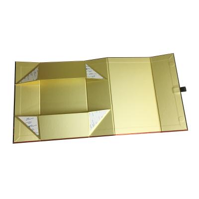 China Foldable Wine Champagne Gift Box Magnetic Rigid Gift Box for sale