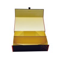 China Foldable Wine Champagne Gift Box Magnetic Rigid Gift Box for sale