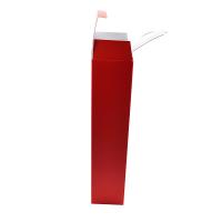 China Custom Red Single Bottle Gift Box For Champagne Smooth Surface for sale