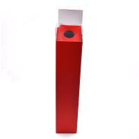 China Custom Red Single Bottle Gift Box For Champagne Smooth Surface for sale