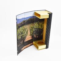 China Magnetic Wine Bottle Gift Box With Custom Branding for sale