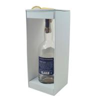 China Premium Customized Beverage Wine Gift Box With Handle For Single Bottle Cardboard for sale