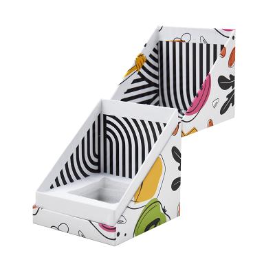 중국 고급 포장을 위한 스펀지 삽입재가 있는 프리미엄 맞춤형 인쇄 사각 견고 선물 상자 판매용