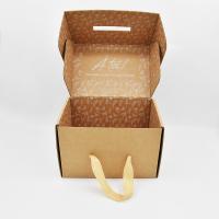 China Customized E Flute Corrugated Mailer Boxes Two Sides With Full Size Silver Foil Logo for sale