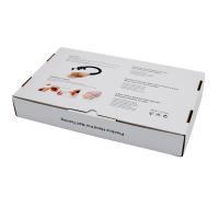 China Folding Paper White Corrugated Mailer Boxes  With Full Size Logo for sale