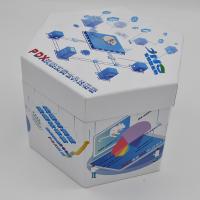 China Hexagonal Cardboard Luxury Gift Boxes CMYK Custoimzed Size for sale