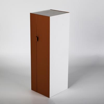 중국 에바 인레이 엄격한 자기를 띤 선물 상자 그레이보드 접을 수 있는 소동 마감 와인 상자 판매용