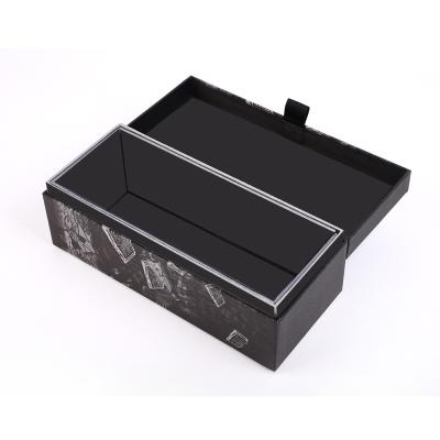 Cina L'argento magnetico rigido decorativo del contenitore di regalo sventa il singolo contenitore di bottiglia di vino di spirito della vodka della bottiglia in vendita