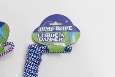 China Blue General Ages 6+ 7 Ft Jump Rope With Holographic Handles for sale