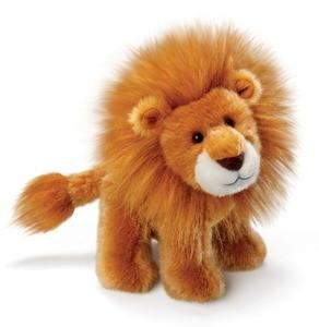 China 8 inch Brown Cute Wild Lion Stuffed Animal Toys Cartoon Plush for Kids for sale