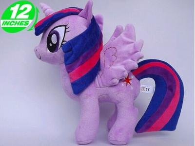 China 12 inch Cute and Lovely Cartoon Plush Toys My Little Pony Twilight Sparkle Stuffed for sale