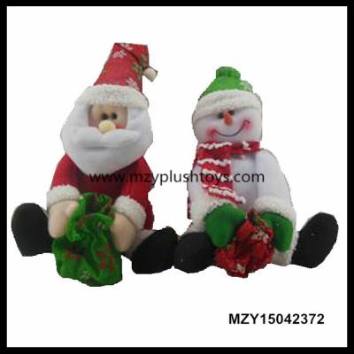 中国 クリスマス プレゼントのクリスマスの装飾のための 30cm のクリスマスのプラシ天の Snowman& サンタクロースのおもちゃ 販売のため