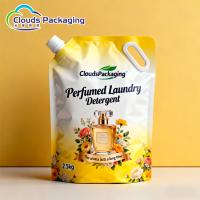 China Customized Stand Up Plastic Spout Pouch for Laundry Detergent 121℃ Retort for sale