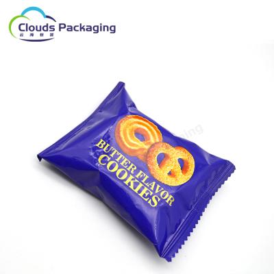 China Plastic Back Seal Packaging Bags For Cookies Biscuit Packaging Customized Design for sale