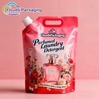 China Custom Logo Spout Pouch Packaging for Liquid Laundry Detergent 121℃ Retort for sale