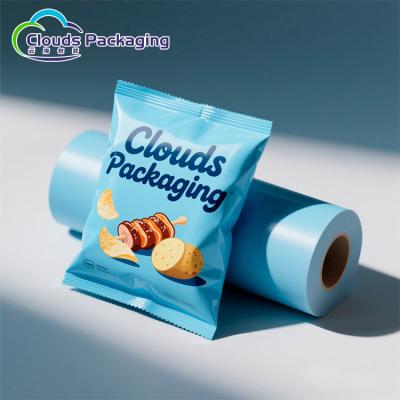 China Custom Coffee Packaging Roll Film for Candy Package Three Side Seal Pouch Suitable for Food Industry Applications for sale