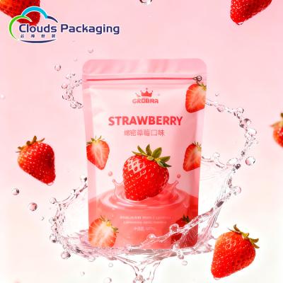 China Custom Logo Plastic Food Packaging Bags Dried Food Doypack Stand Up Pouch for sale