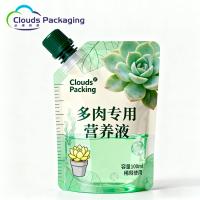 China Custom Printed Shampoo Plastic Spout Pouch 121℃ Reusable Liquid Packaging Bag for sale