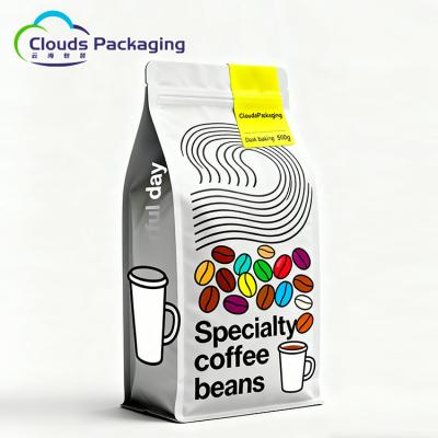 China Plastic Square Bottom Gusseted Bags Custom Printed PAEs Free for sale