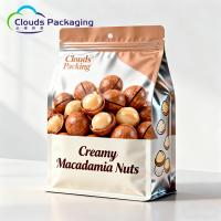 China Custom Logo Flat Bottom Zip Lock Packaging Bags for Hazelnuts Chestnut 121℃ Retort for sale