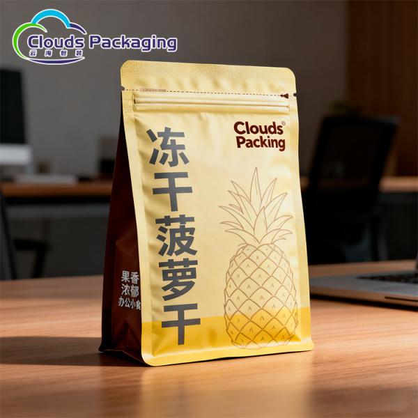 Quality Square Bottom Baby Children Food Packaging Stand Up Pouch Custom Logo for sale
