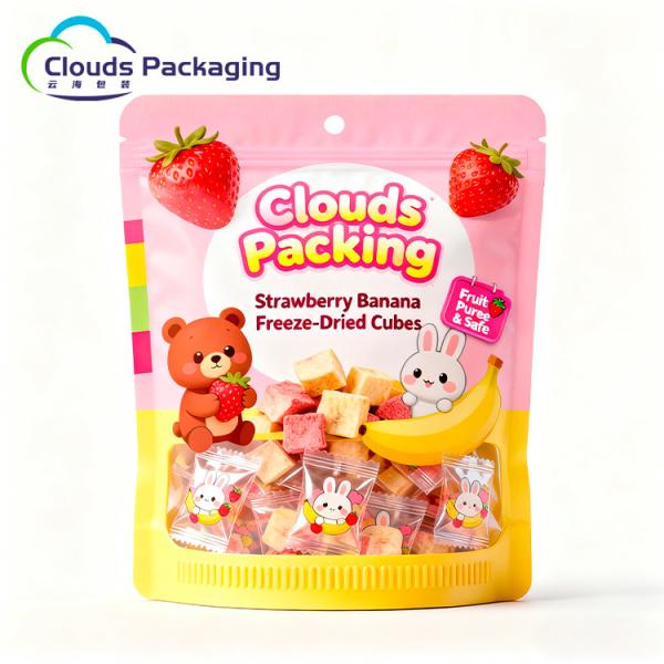 Quality Colorful Candy Standing Zip Lock Packaging Pouch with Window for sale