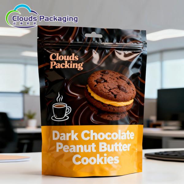 Quality Food Grade Ziplock Stand Up Pouch Reusable for Snack Crisps Packaging for sale