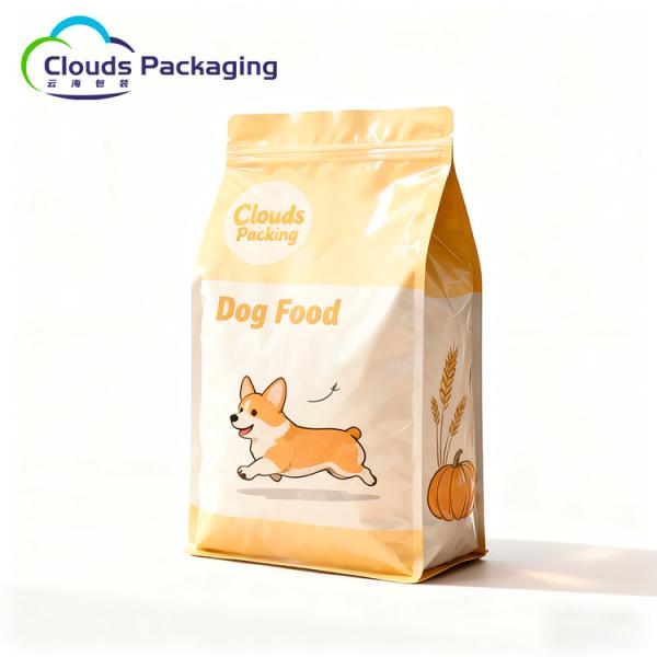 Quality Square Bottom Dog Treat Packaging Bags Plastic Waterproof Custom Printing for sale