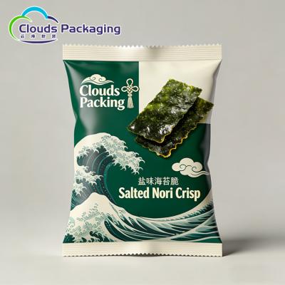 China Custom Printing Plastic Back Seal Bags Veg Crisps Snack Packaging Eco Friendly for sale