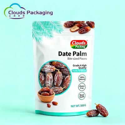 China Food Sweets Stand Up Packaging Pouches Dried Fruit Transparent for sale