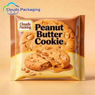 China Custom Heat Sealed Back Seal Food Packaging Bag for Snack Cookie Candy for sale