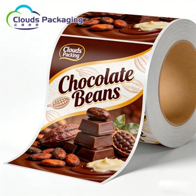 China Customized Logo Food Grade Moisture Proof Soft Plastic Snack Packaging Roll Film for sale