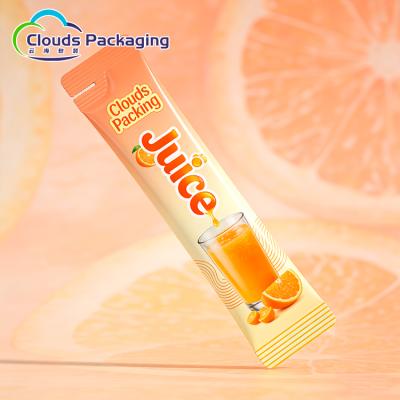 China Concentrates Beverages Packaging Film Roll Strip Pouch Food Packaging Film Roll Bag Plastic Back Side Sealed Bags for sale