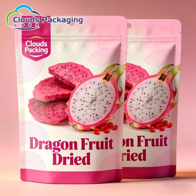 China Custom Print Packaging Bag Resealable Stand up Pouch Plastic Packaging Sealed Bag for Dried Fruits for sale