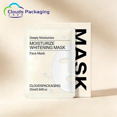 China Custom Translucent Frosted Heat Seal Bag Disposable Face Mask Hanging Hole Self-Sealing Feature Japanese Printed Plastic Bag for sale