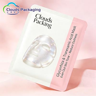 China Factory Directly Supply Glossy Bag Heating Sealing Bag Laminated Three Side Seal Bag Sample Sachet for sale