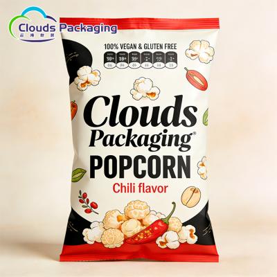 China Matte Printing Bags Back-sealing Food Packing Heat sealed Bag Smell Proof Biscuits Candy Packaging Pouch for sale