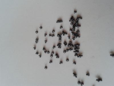 China M1.2*2 Phillips flat head half thread small screw for sale