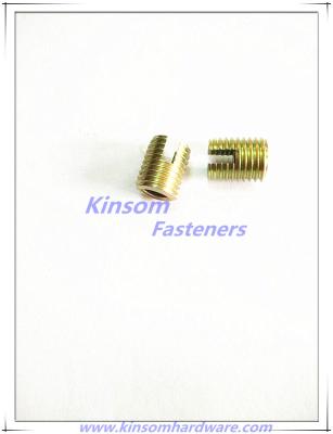 China Brass slotted headless special M8*6 hollow set screws for sale