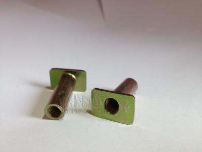 China Square self-clinching nuts with color zinc plating and internal thread for sale