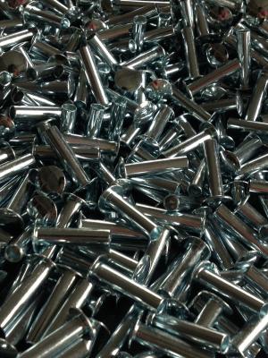 China Truss head semi tubular rivets CR3+ zinc plated for sale