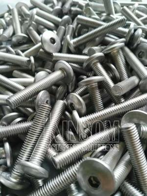 China Inner hexagon truss head special machine screws Dacromet Geomet nickel coating for sale