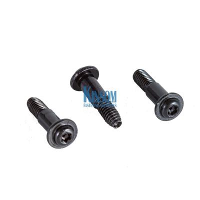 triangular machine plastitio type S3Flange Washer sheet metal Tri-lobular thread screws black zinc coating customized fasteners
