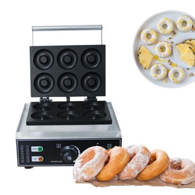 China Fast Food Automatic Snacks Making Machine Electric Waffle Maker Baked Mini 6 Hole for sale